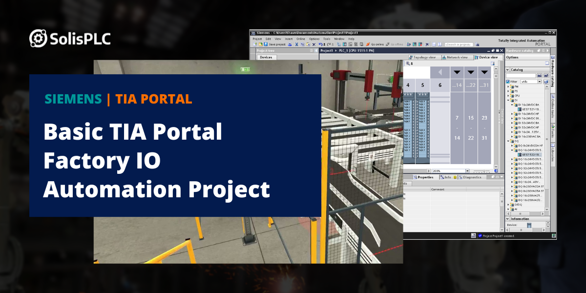 Basic TIA Portal & Factory IO Project